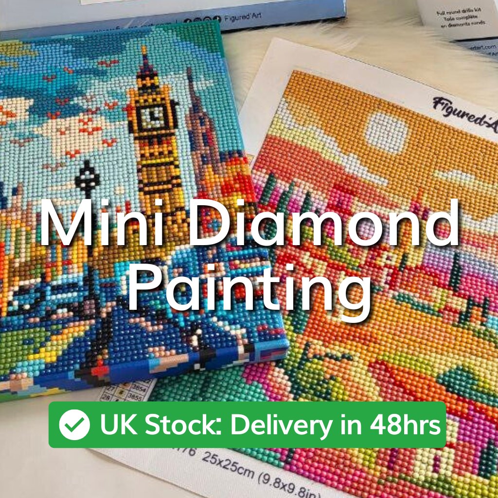 Mini Diamond Painting kits - Small Projects in 48hrs Delivery – Figured'Art