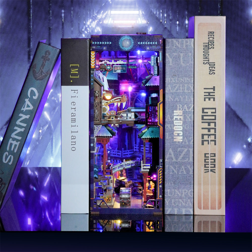 DIY Book Nook Kit - Cyber City – Figured'Art