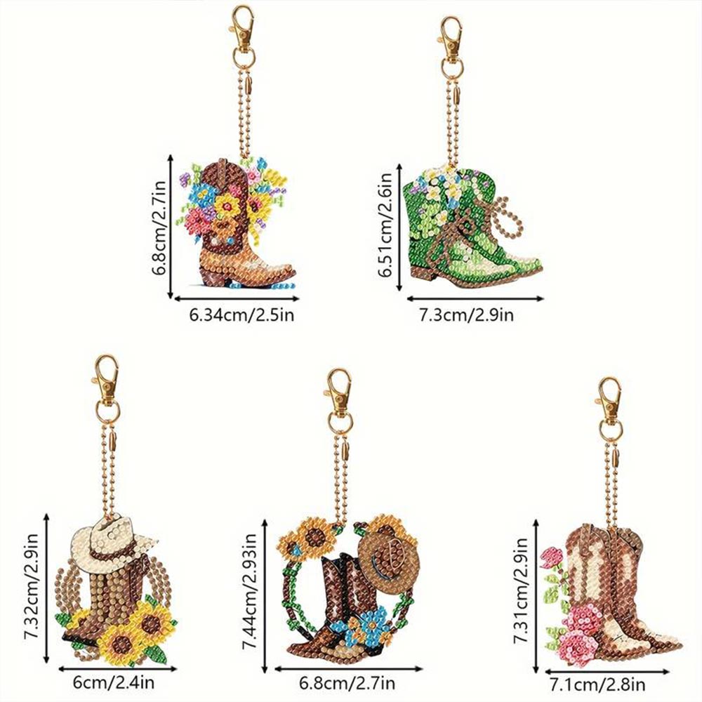 Diamond Painting Pendant Boot 5 Piece Set – Figured'Art