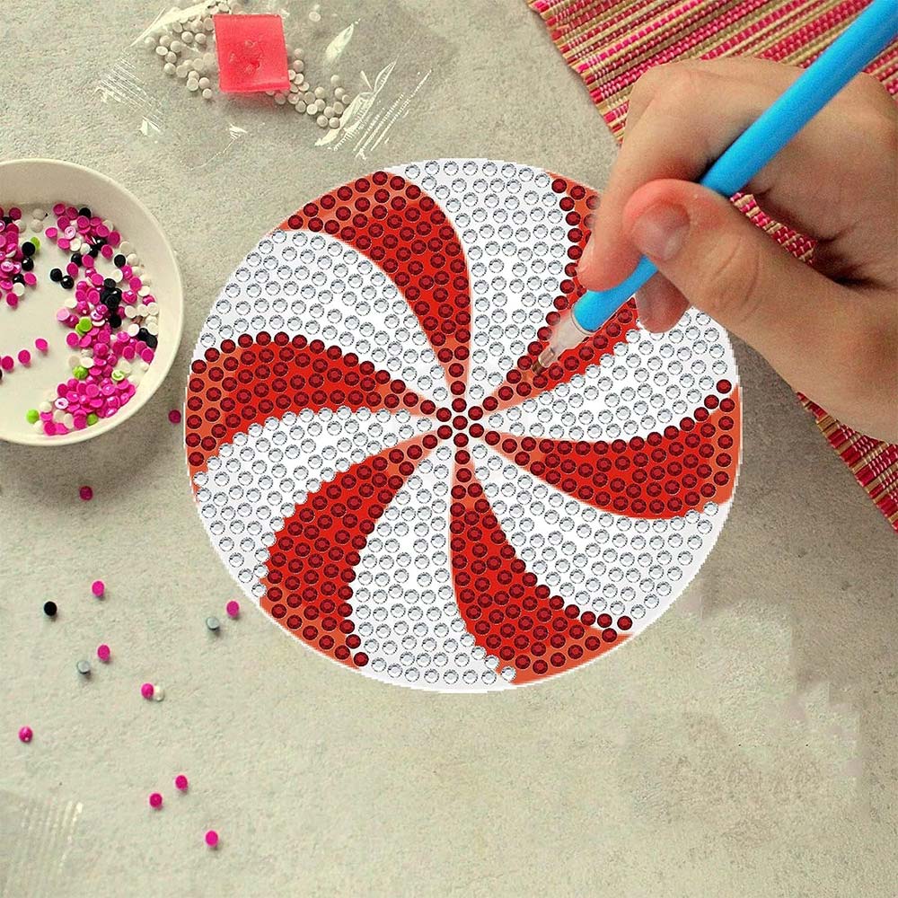 5D Diamond Painting Coaster with Spiral – Figured'Art