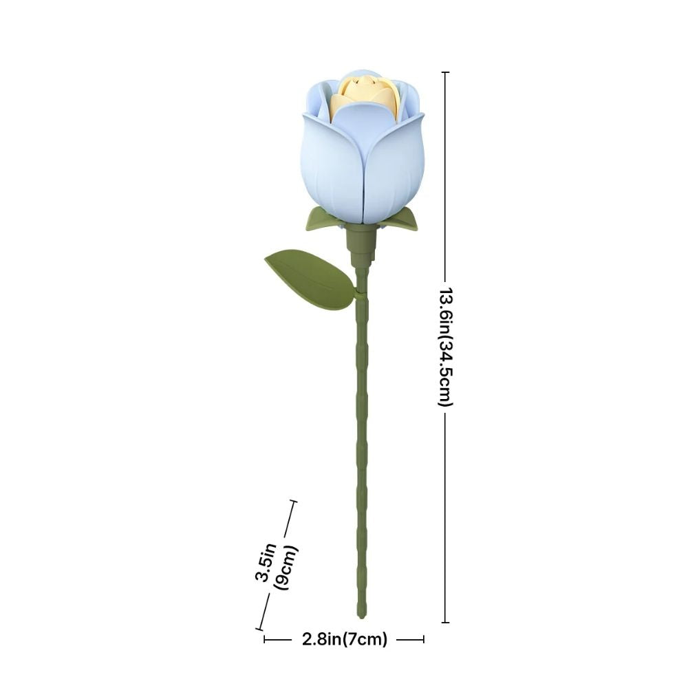 3D Puzzle - Blue Rose – Figured'Art