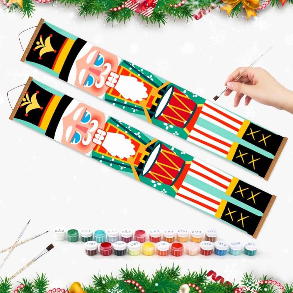 Paint by Numbers Front Door Hanging Banners - The Toy Soldier – Figured'Art