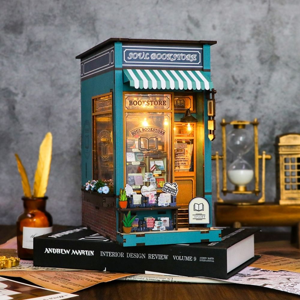 DIY Book Nook Kit - Soul Bookstore – Figured'Art