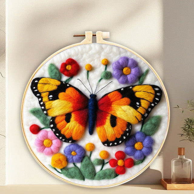 Needle Felting kit - Cute Butterfly – Figured'Art
