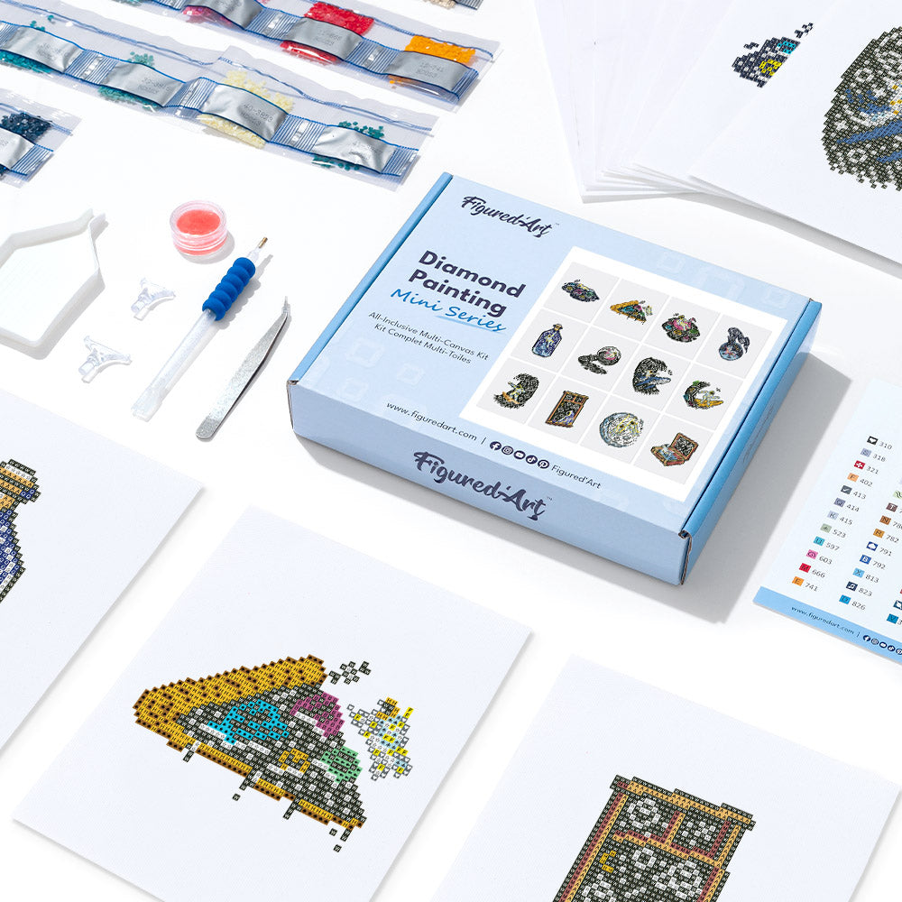 Gem Painting kit - Astronauts series – Figured'Art