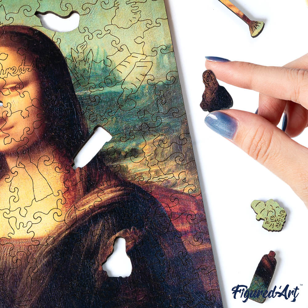 Wooden Puzzle - Mona Lisa by Leonardo da Vinci – Figured'Art