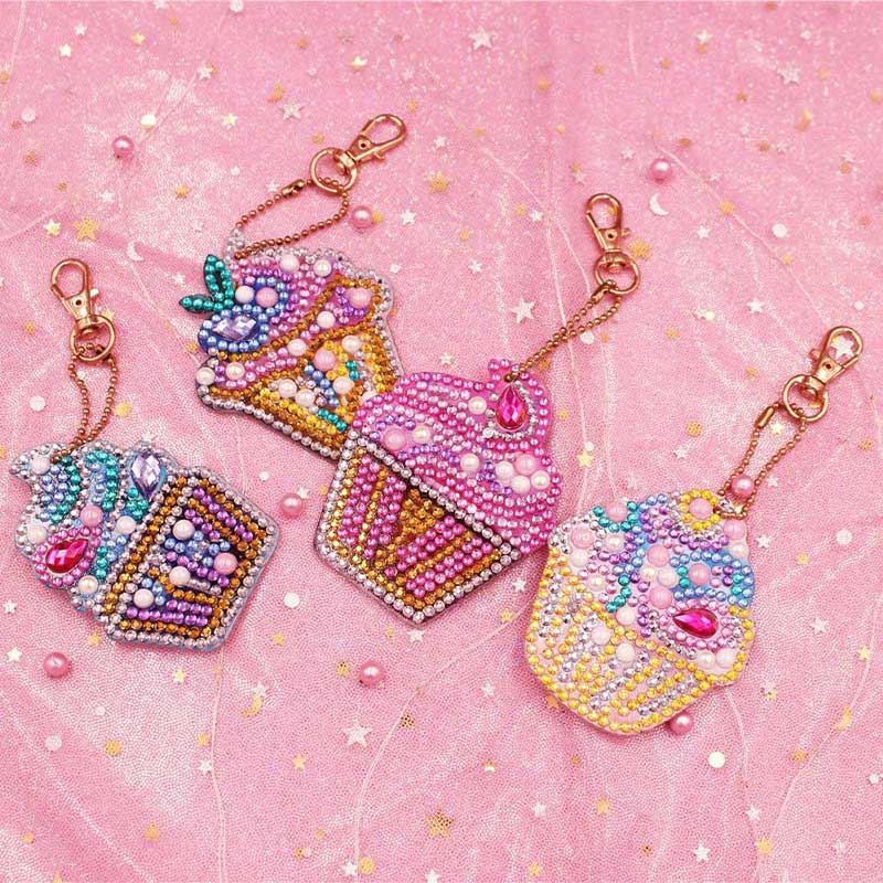 Diamond Painting Pendant Muffin 4 Piece Set – Figured'Art