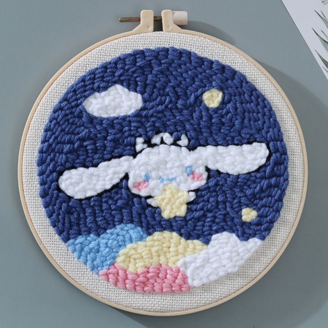 Punch Needle Kit - Big Bunny Ears – Figured'Art