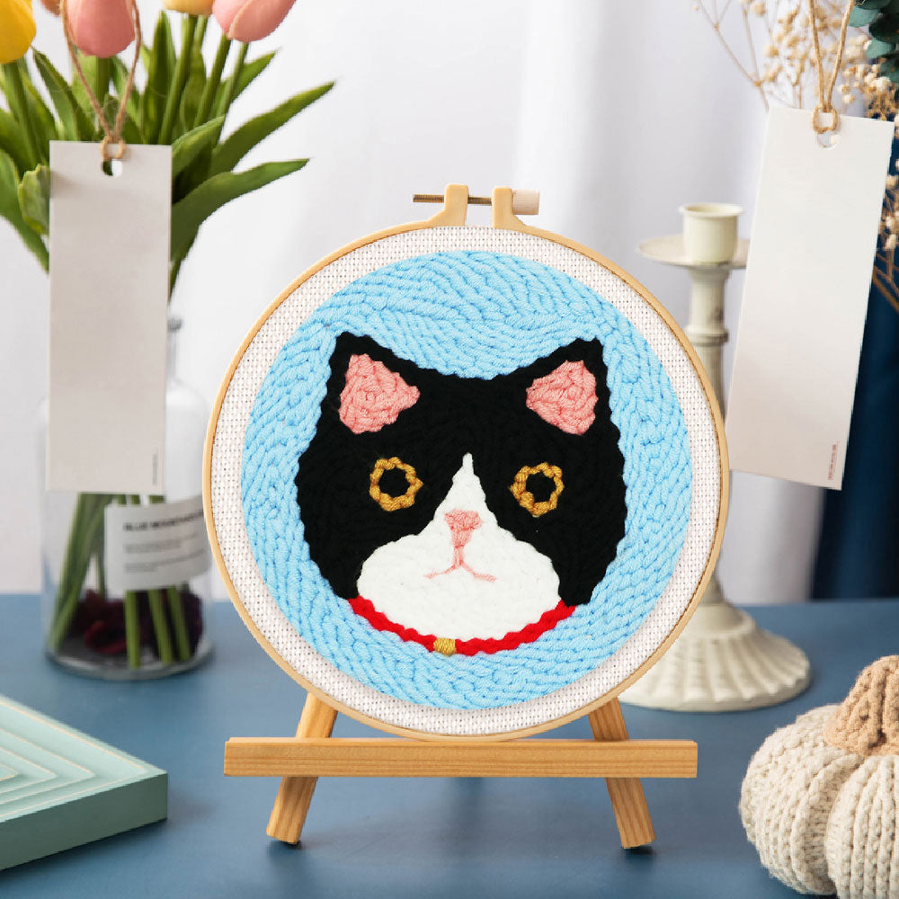 Punch Needle Kit - Cat's Head – Figured'Art