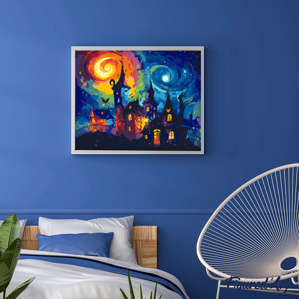 Paint by Numbers for adults UK - Fantasy Castle – Figured'Art