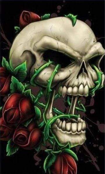 Diamond Painting - Scary Skull – Figured'Art