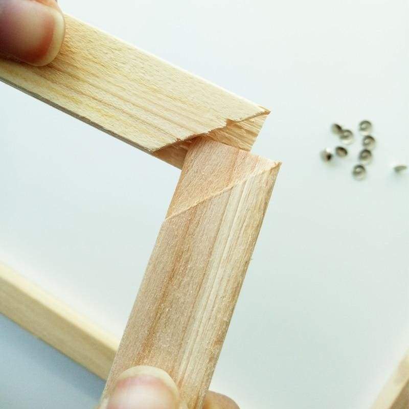 DIY Wooden Frame ready for assembly – Figured'Art