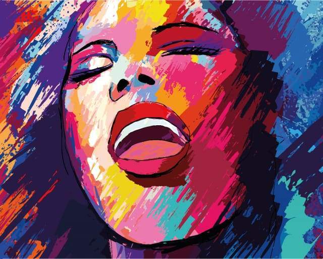 Paint by numbers - Smile in Color – Figured'Art